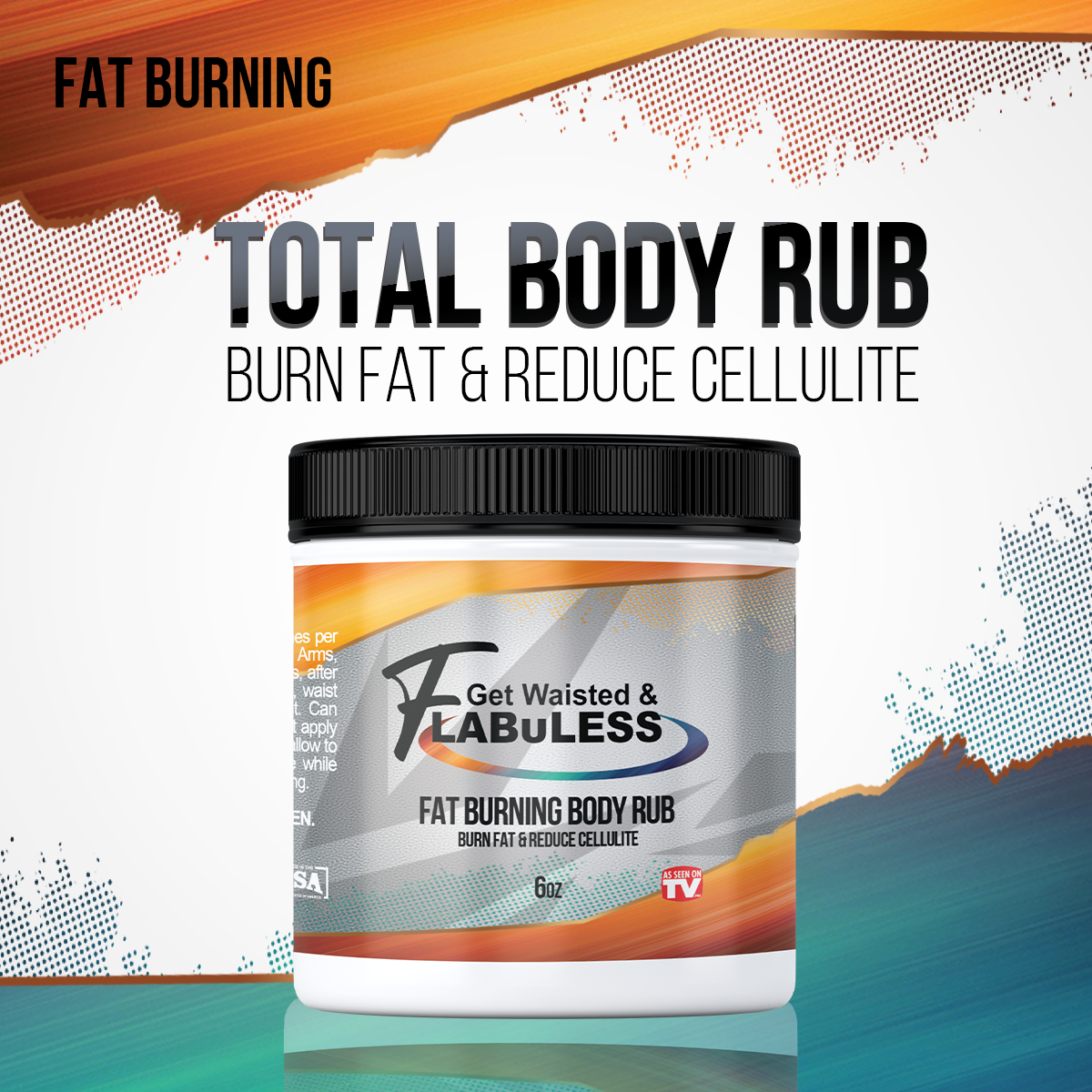 GET WAISTED & FLABULESS FAT BURNING BODY RUB WITH CAYENNE - Shipping I ...