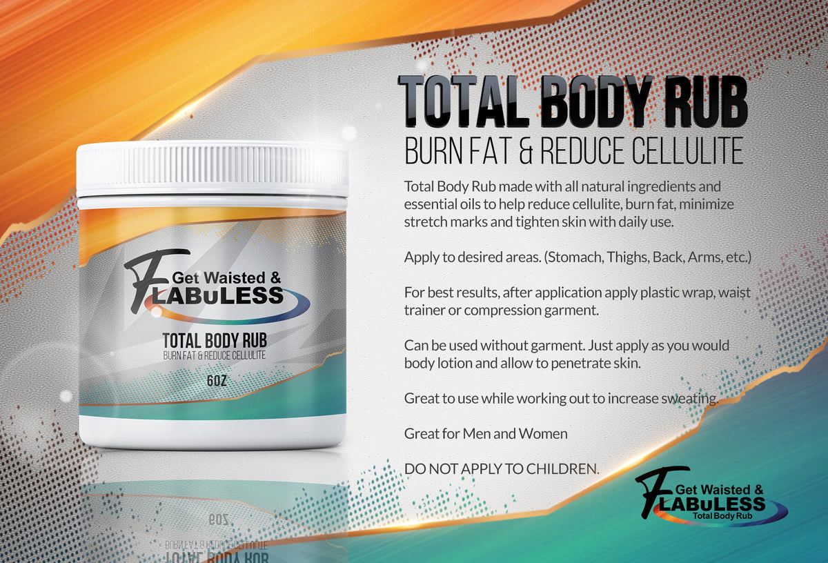 GET WAISTED & FLABULESS TOTAL BODY RUB (THE ORIGINAL) - Shipping Inclu ...